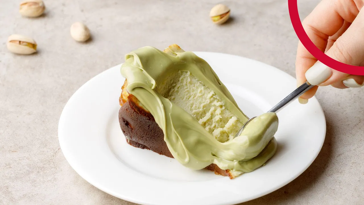 Cheesecake cu Carat Supercrem Pistachio | Puratos